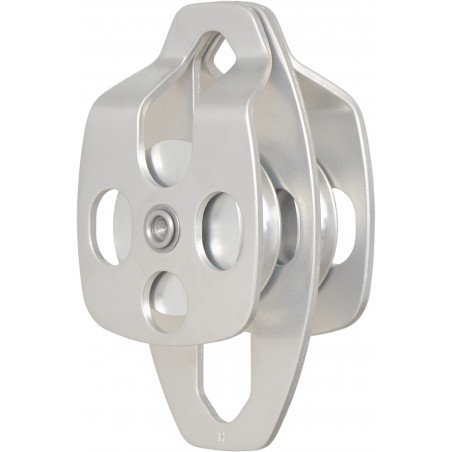 Double Pulley with moveable Flanges, double attachment