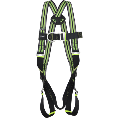 Body harness with 1 dorsal D-Ring and sternal D-Ring on thoracic strap