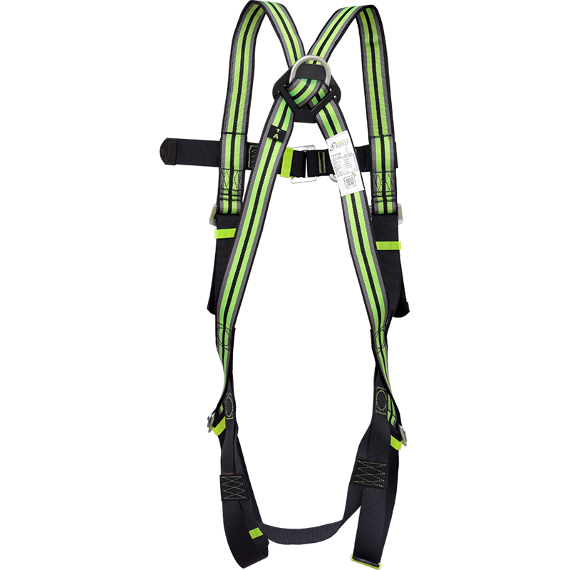 Body harness with 1 dorsal D-Ring and sternal D-Ring on thoracic strap