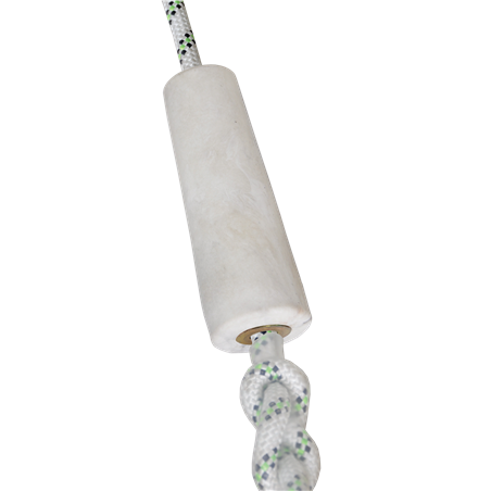 Counterweight to use for ropes with a 9 to 18 mm diameter