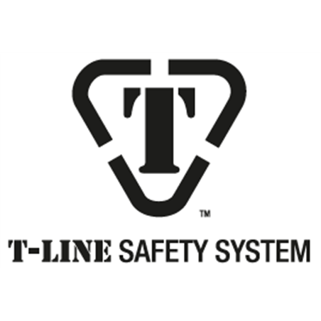 T-LINE, Retractable fall arrester with steel dual safety cable, 12 m
