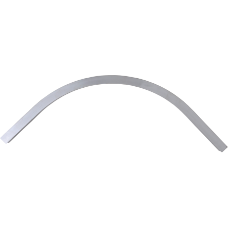 KS-RAIL - Curved corner intermediate rail 90° for floor / ceiling
