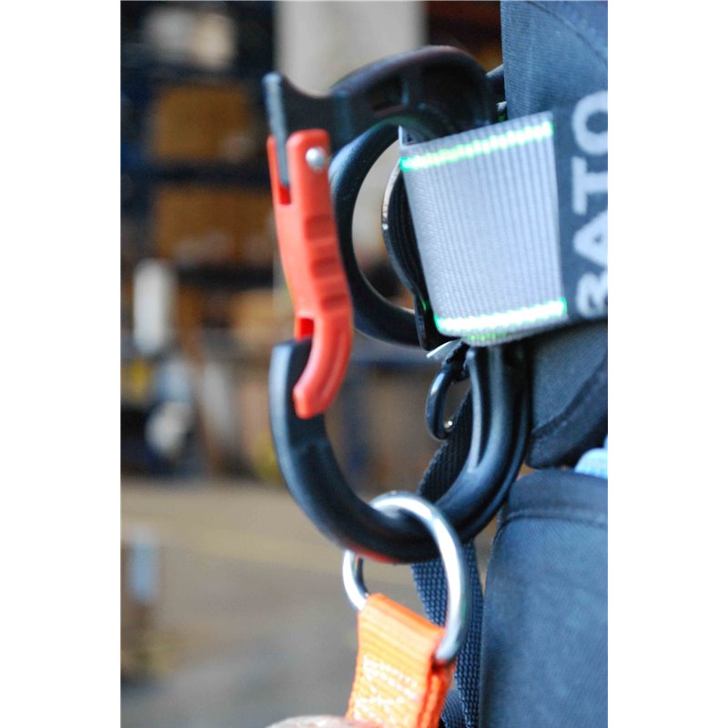 Harness tool holding karabiner