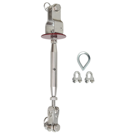 Tensioner for cable anchor line in KS 6000 & KS 7000 rigid systems