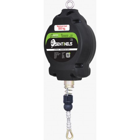 Load arrester with galvanized steel wire rope length 15 mtr